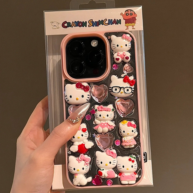 Hello Kitty Rhinestone iPhone Case – Uncut-Trends
