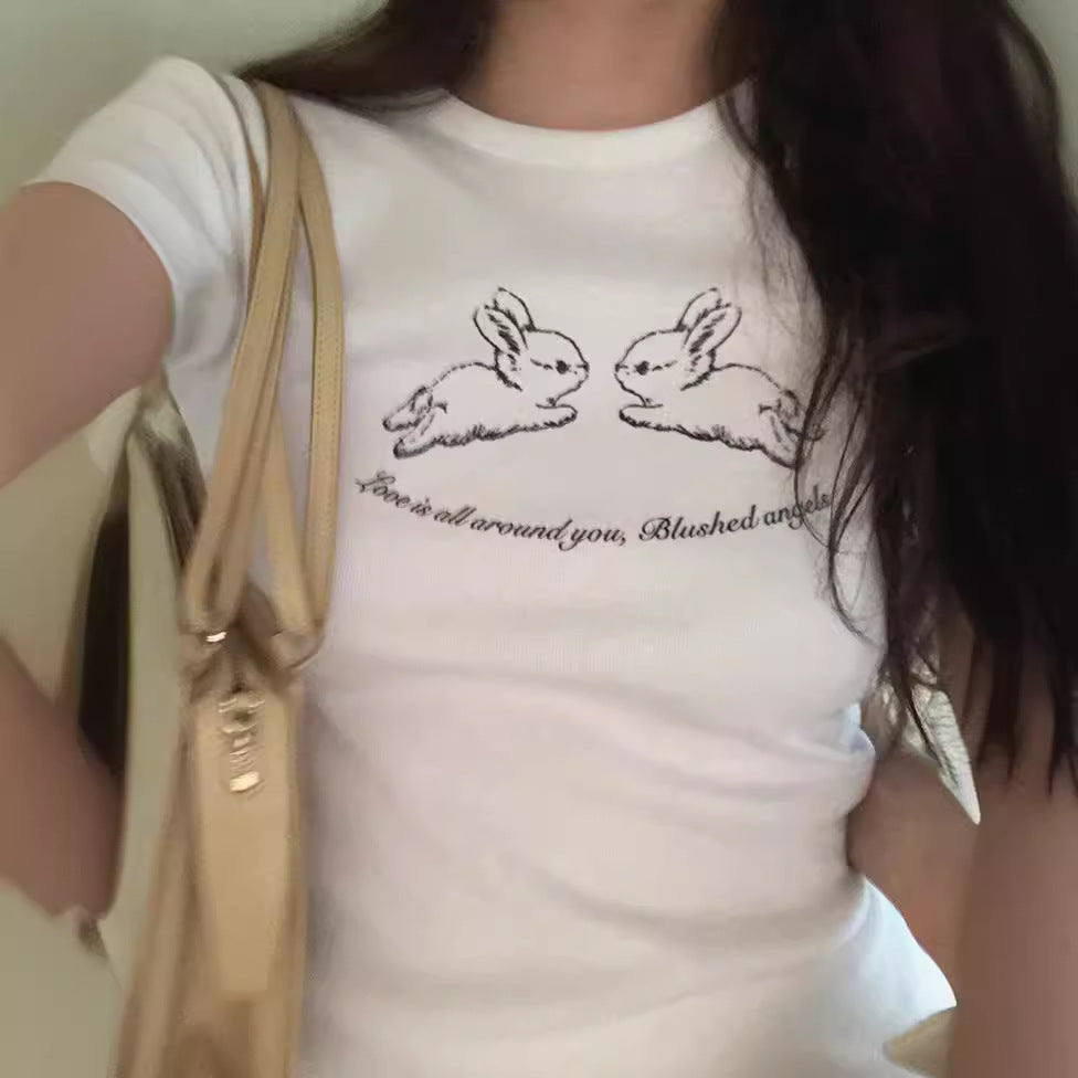 Two rabbits Top – Uncut-Trends