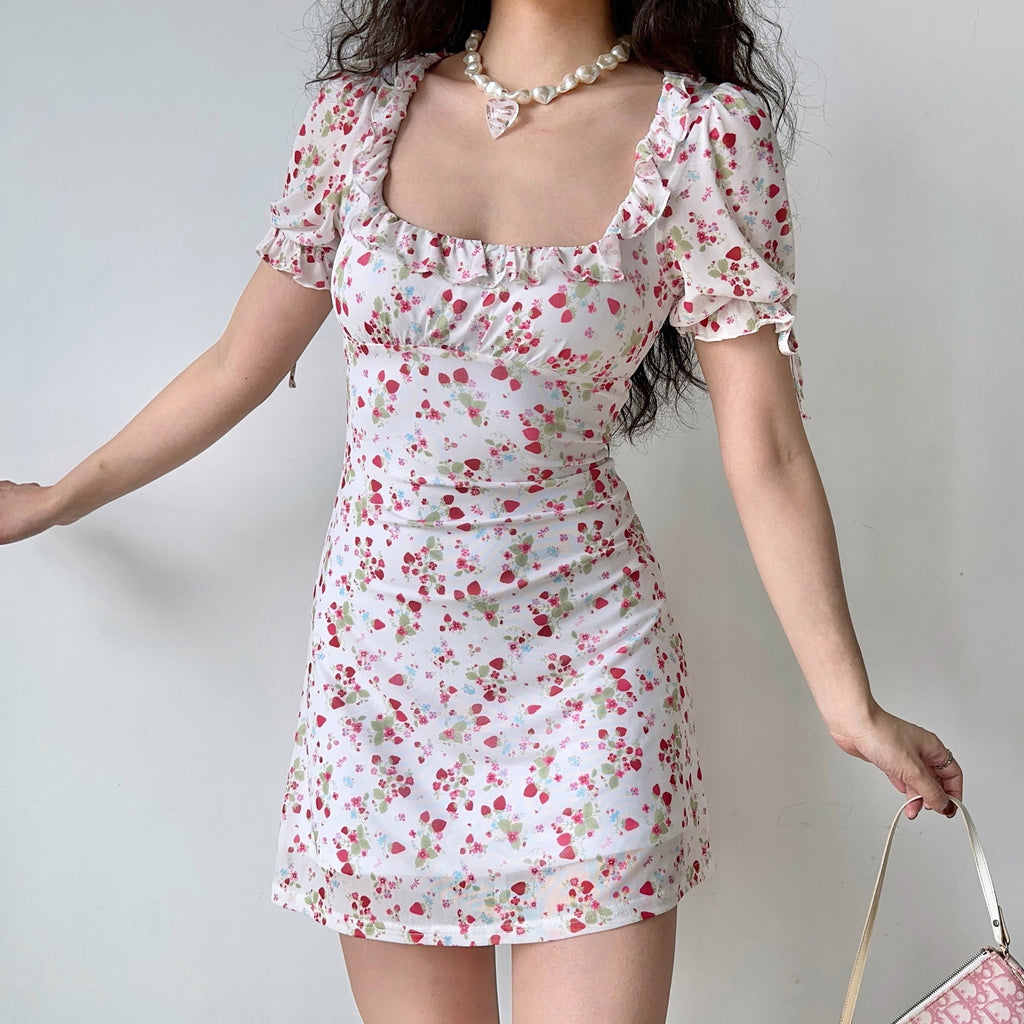 strawberry puff dress – Uncut-Trends