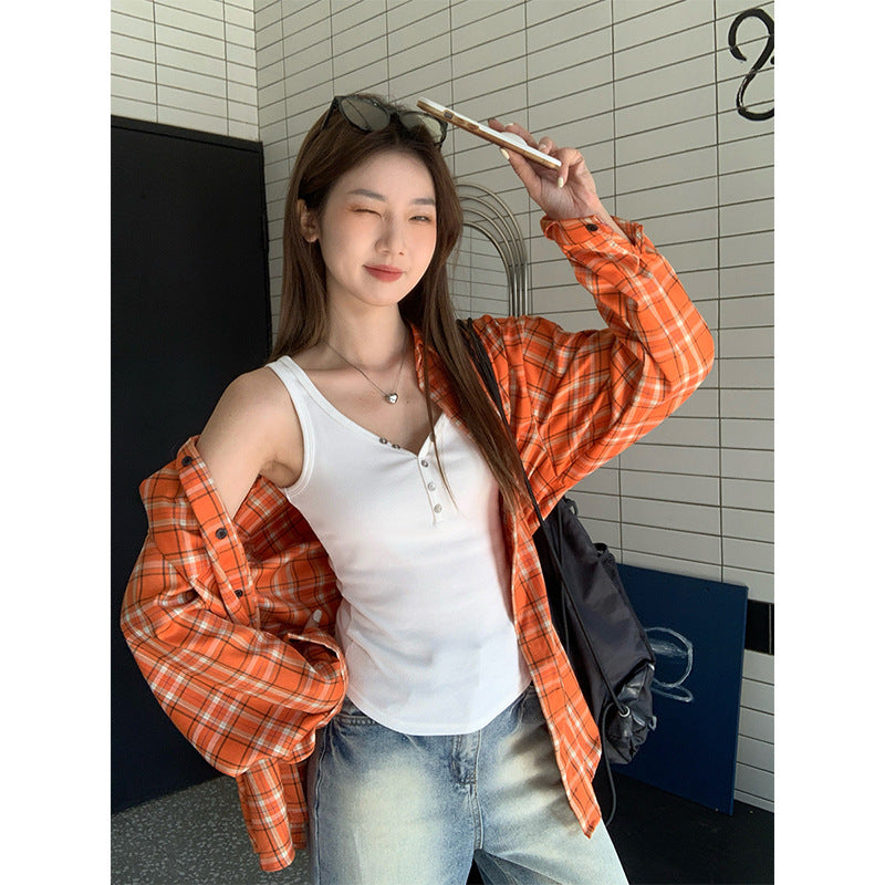 sweet white half-open Shirt – Uncut-Trends