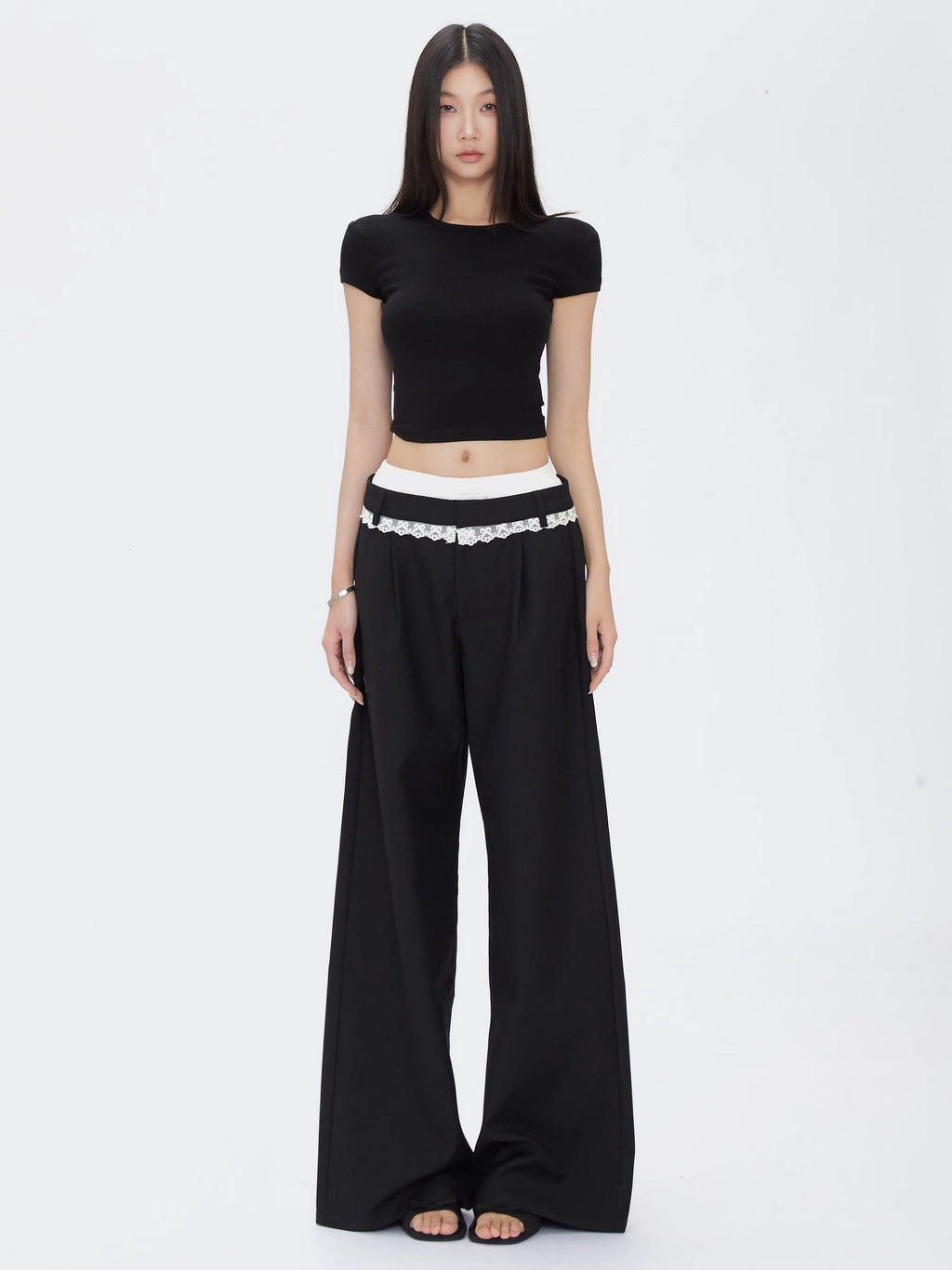 wide-leg lace pants – Uncut-Trends